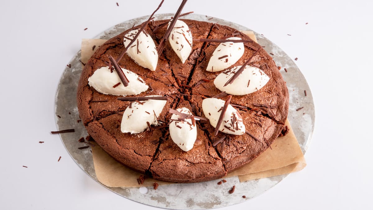 Schokoladenkuchen mit Crème Chantilly von Mike Wehrle