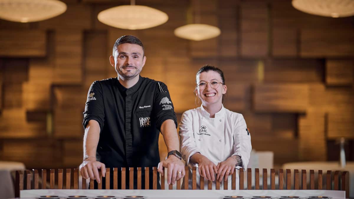 Guy Ravet et Lucrèce Lacchio ont cuisiné pour une soirée de folie à l ...
