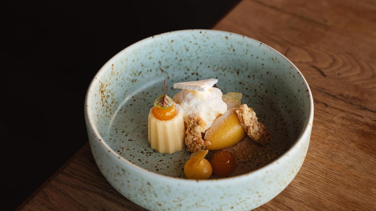 Rezept von Sebastian Rensing: Griessflammerie mit Passionsfrucht