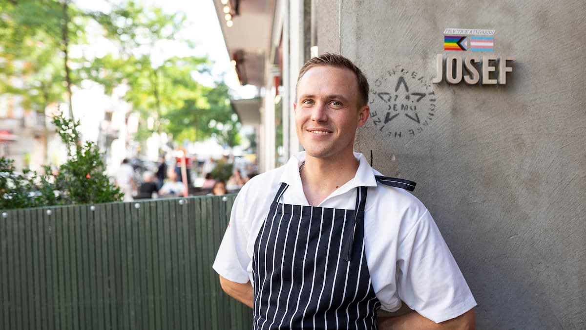 David Heimer im Restaurant Josef Zürich Talent 2021 by American Express ...