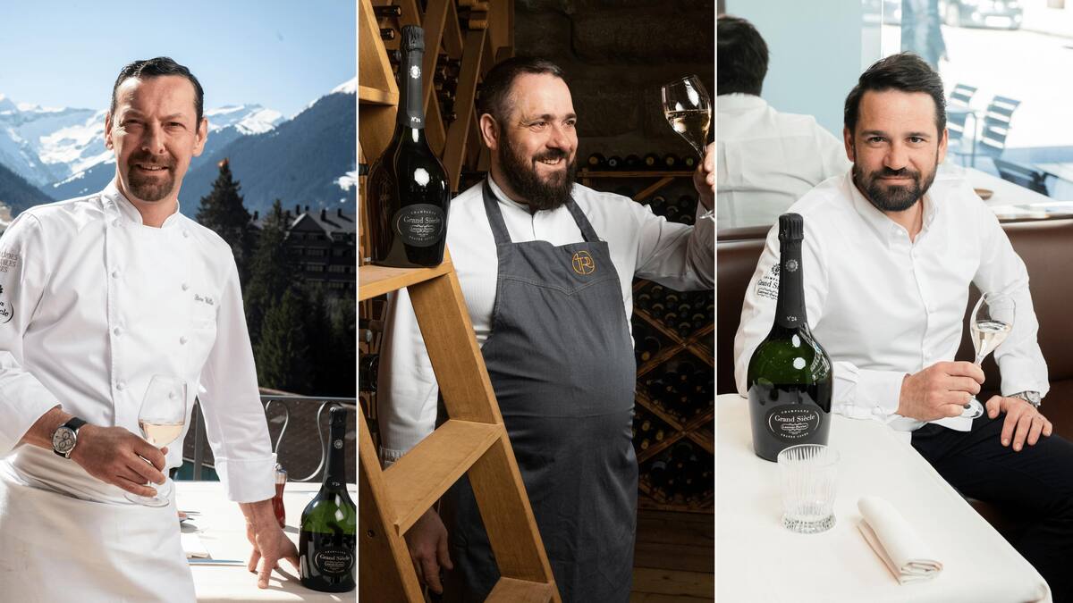 Ces trois chefs ont créé un accord mets-champagne avec Laurent-Perrier ...