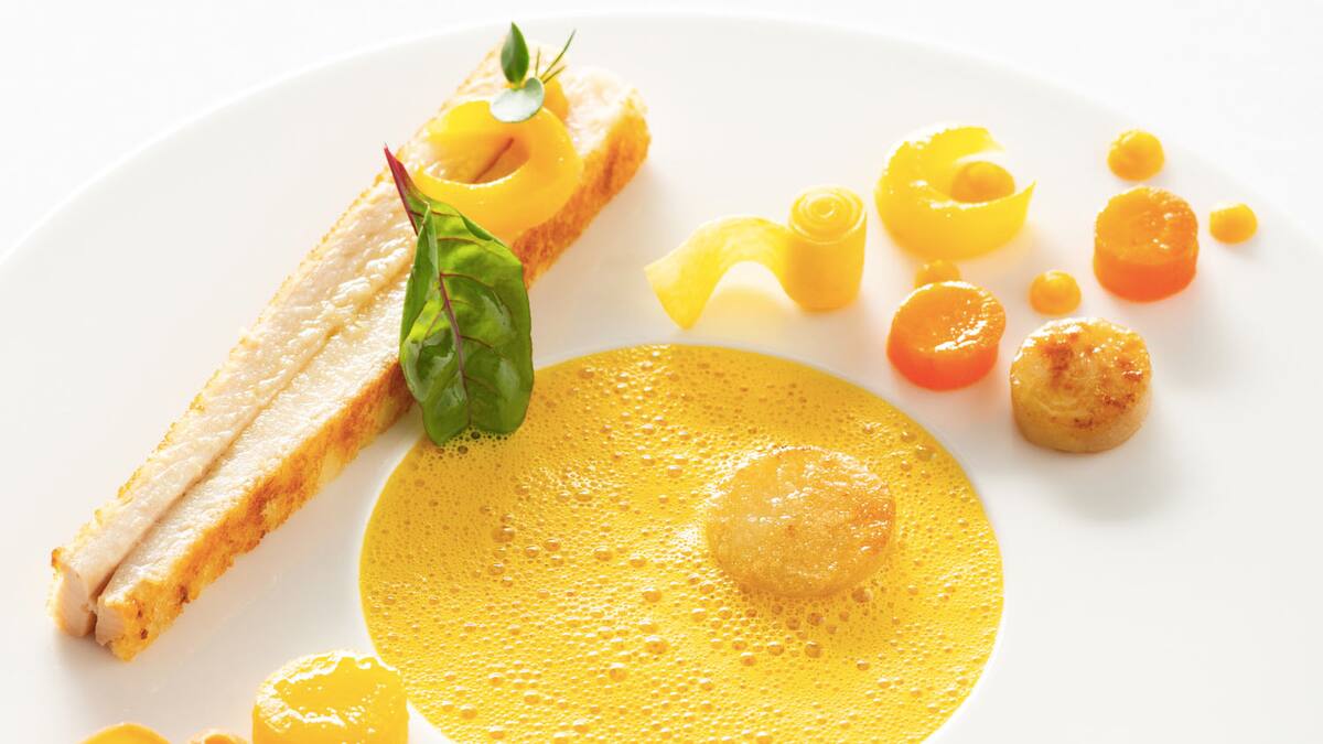 Omble chevalier en filet cuit au pain