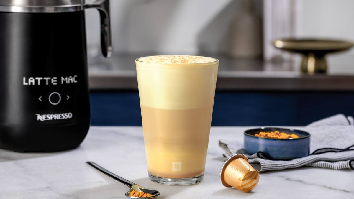 Recette: Golden Turmeric Latte par Nespresso