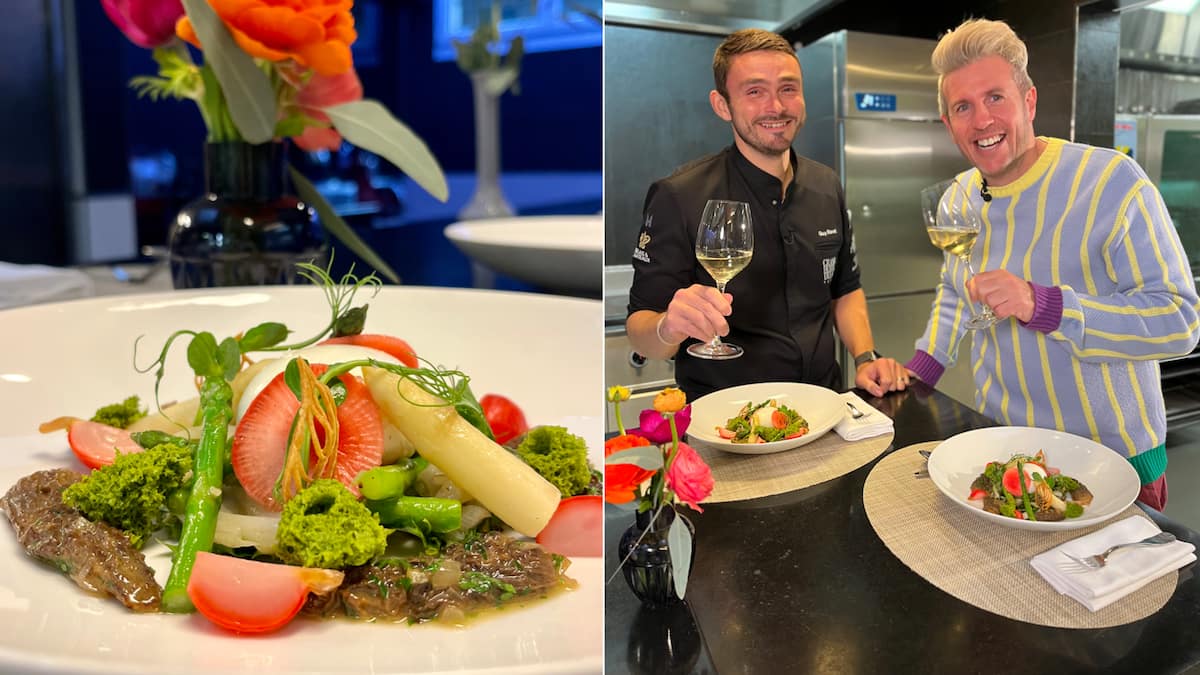 Spring soft-boiled egg