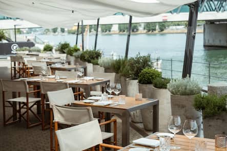 10 Basler Terrassen: Am Rhein oder im Garten | GaultMillau